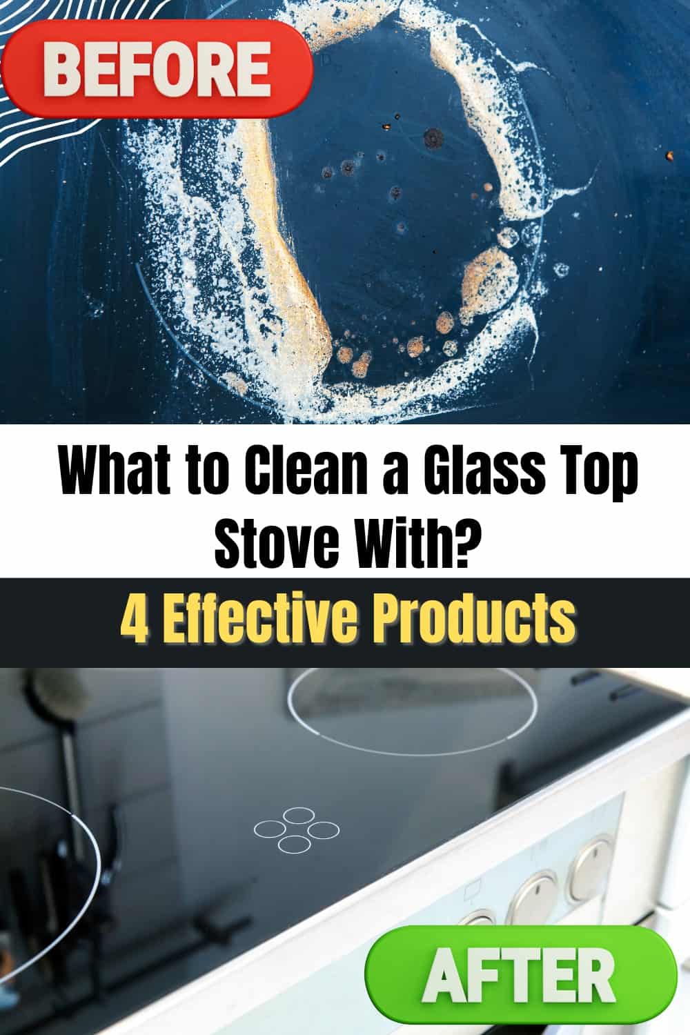 What to Clean a Glass Top Stove With: 4 Effective Products | Shiny ...